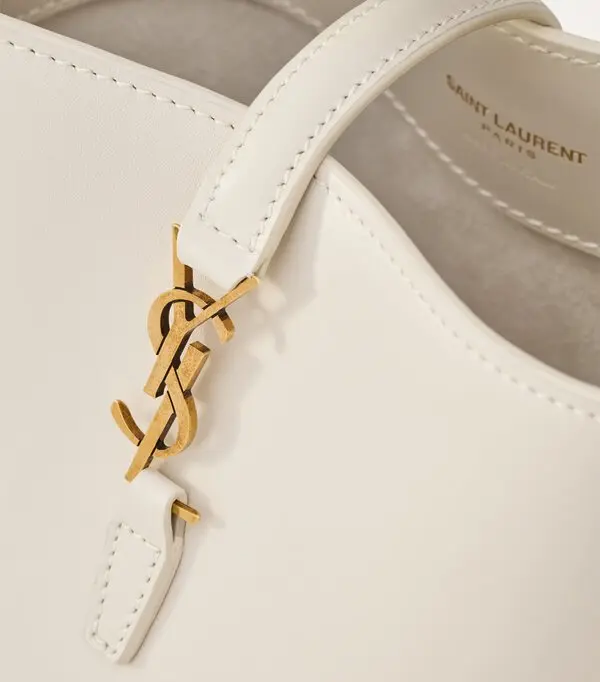 Saint Laurent Mini Le 37 Bucket Bag - White