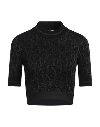 Palm Angels Cropped Knit Top - Black