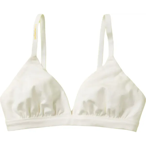 YELLOWBERRY Joey Cotton Bra - White Cloud
