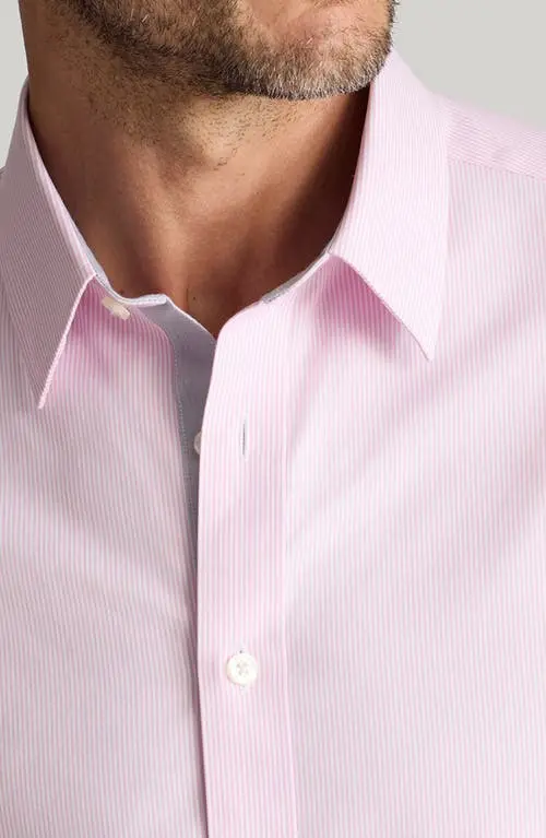 UNTUCKIT Douro Stripe Wrinkle Resistant Button-up Shirt