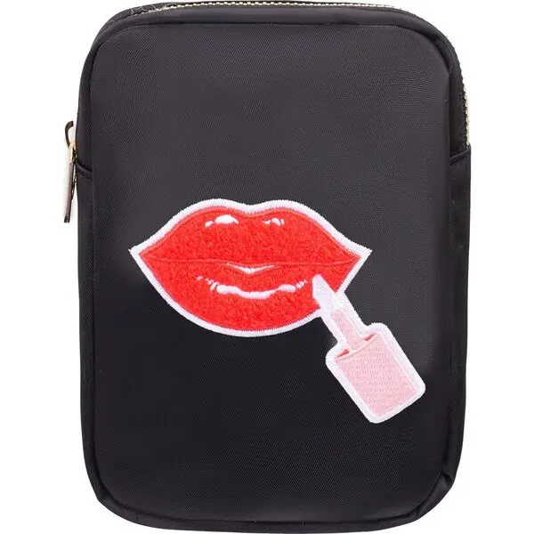 BLOC BAGS Mini Lipgloss Cosmetics Bag - Black