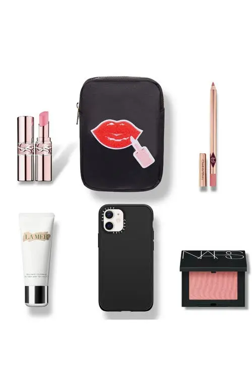 BLOC BAGS Mini Lipgloss Cosmetics Bag - Black