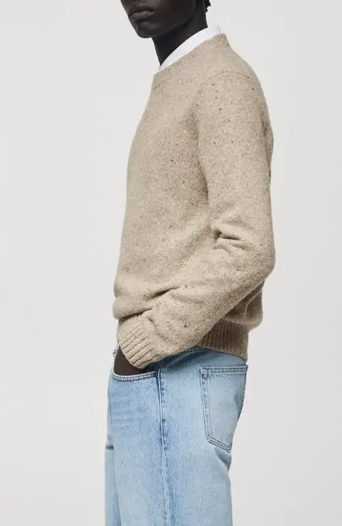 Mango Nep Crewneck Sweater