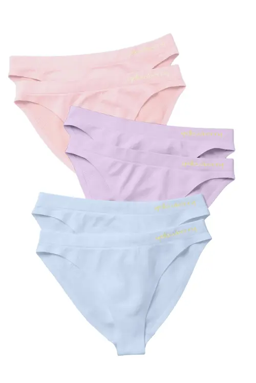 YELLOWBERRY 6pk Scout Seamless Underwear - Mellow Daisy