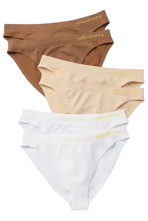 YELLOWBERRY 6pk Scout Seamless Underwear - Multicolored