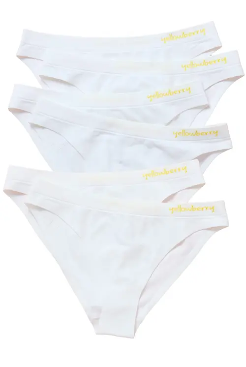 YELLOWBERRY 6pk Scout Seamless Underwear - Snowflake