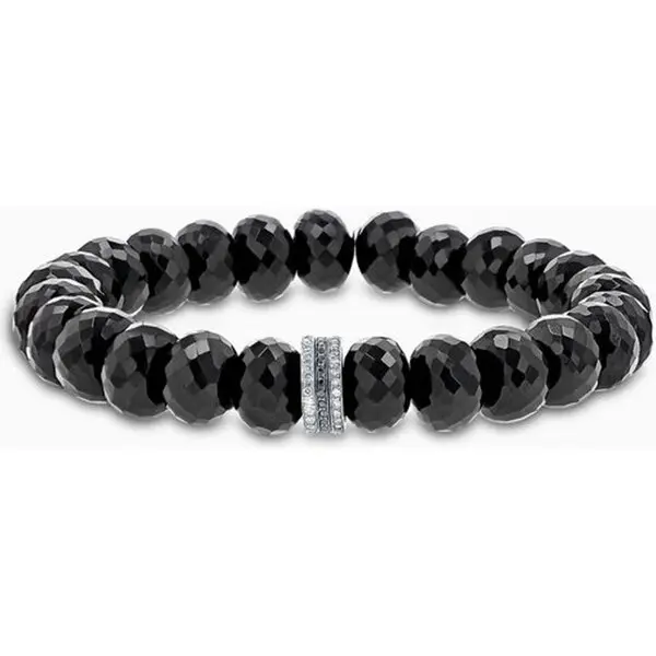 Sheryl Lowe Spinel And Black Diamond Bracelet - Spinel / Sterling Silver