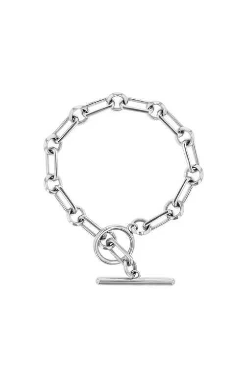 Sheryl Lowe Oval Link Chain Bracelet With Toggle