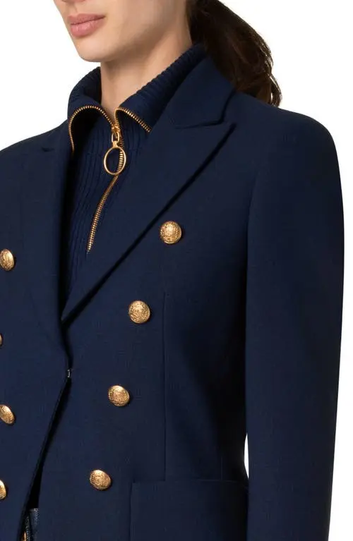 Akris Stretch Crepe Blazer