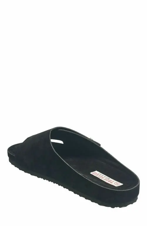 True Religion Billy Velcro Strap Sandal - Black
