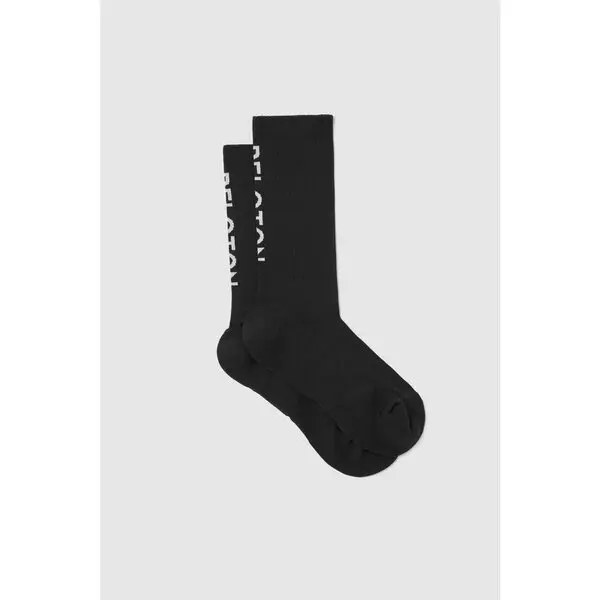 PELOTON Performance Logo Crew Socks - Black