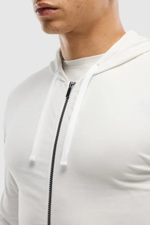 PELOTON Dreamblend Full Zip Hoodie - Snow