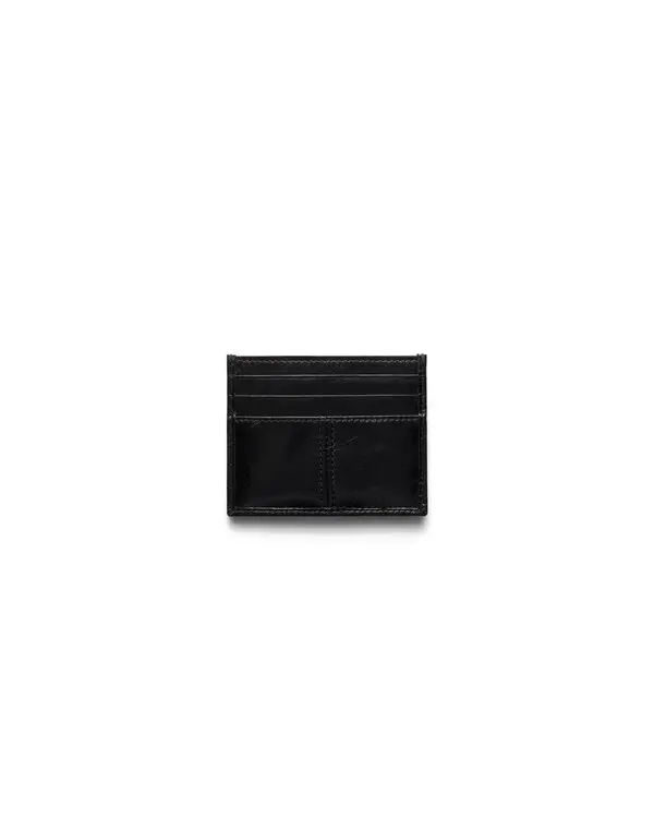 Prada Leather Card Holder - Black