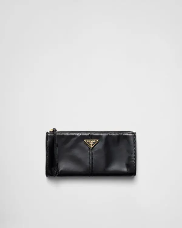Prada Leather Pouch - Black
