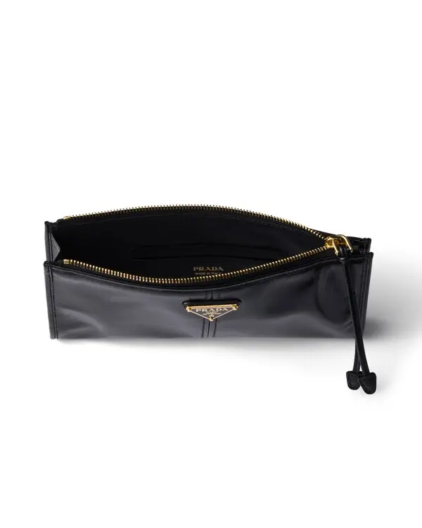 Prada Leather Pouch - Black