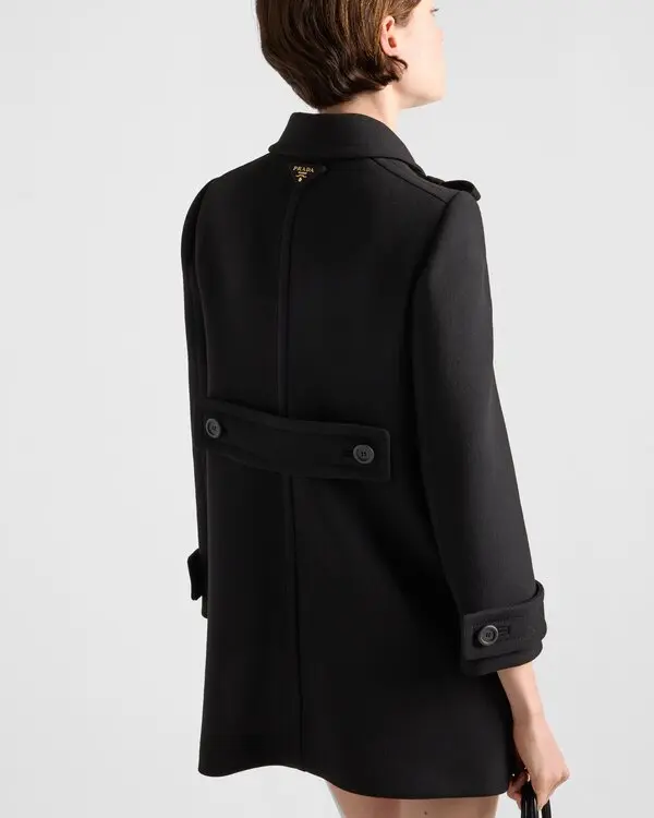 Prada Natté Pea Coat