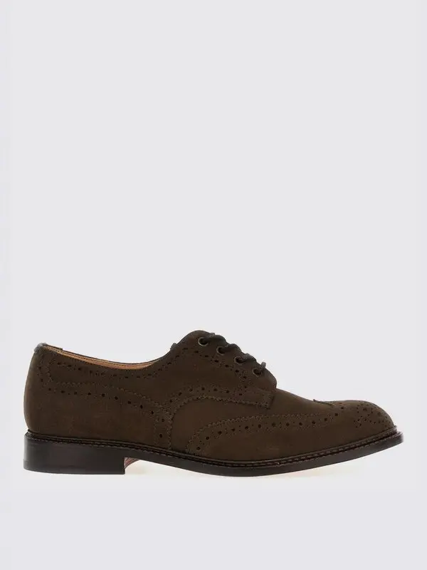TRICKER'S Brogue Derby Shoes - Brown