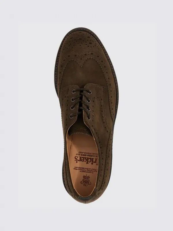 TRICKER'S Brogue Derby Shoes - Brown