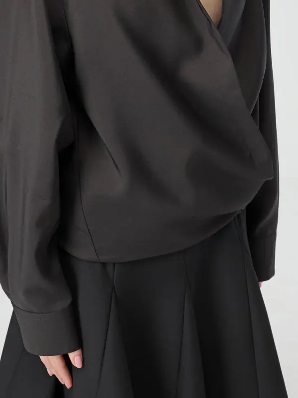 Valentino Garavani Draped Shirt - Black