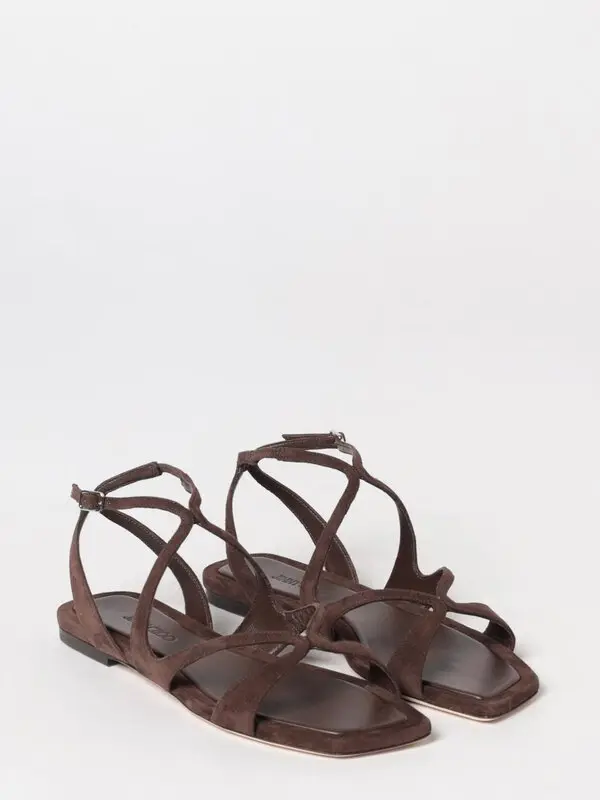 JIMMY CHOO Ayla Suede Sandals - Brown