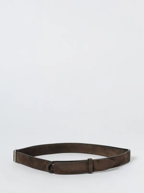 ORTIGNI Leather Belt - Brown