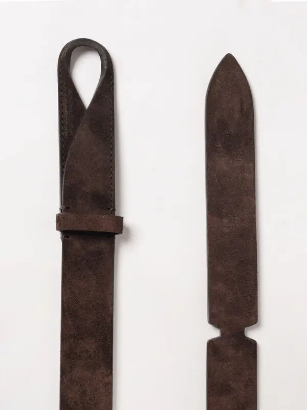 ORTIGNI Leather Belt - Dark