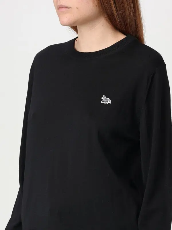Maison Kitsuné Crew Neck Sweater - Black