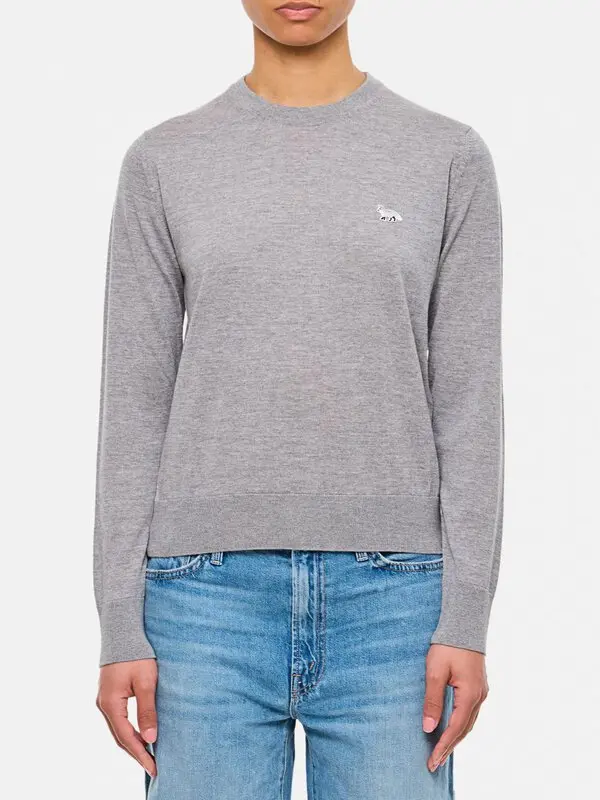 Maison Kitsuné Crew Neck Sweater - Grey