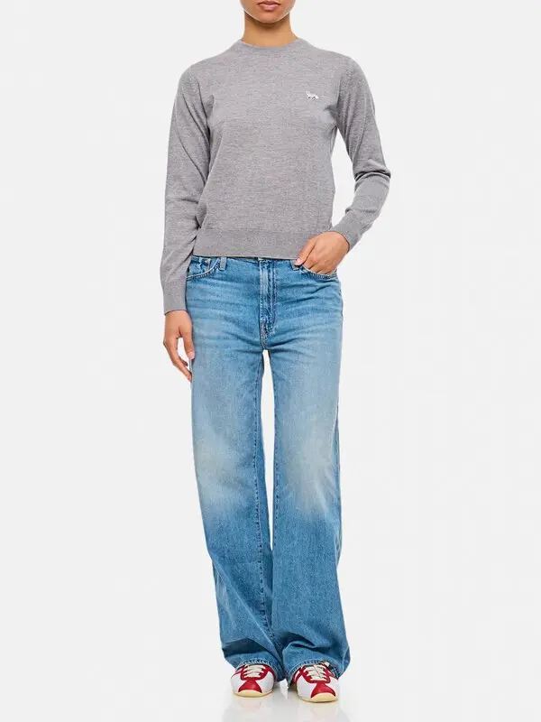 Maison Kitsuné Crew Neck Sweater - Grey