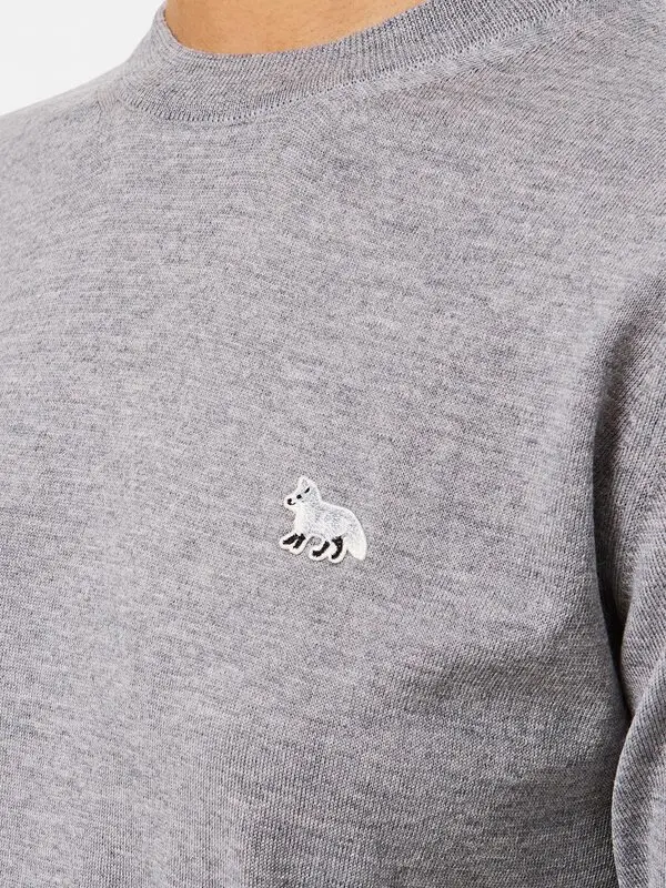 Maison Kitsuné Crew Neck Sweater - Grey