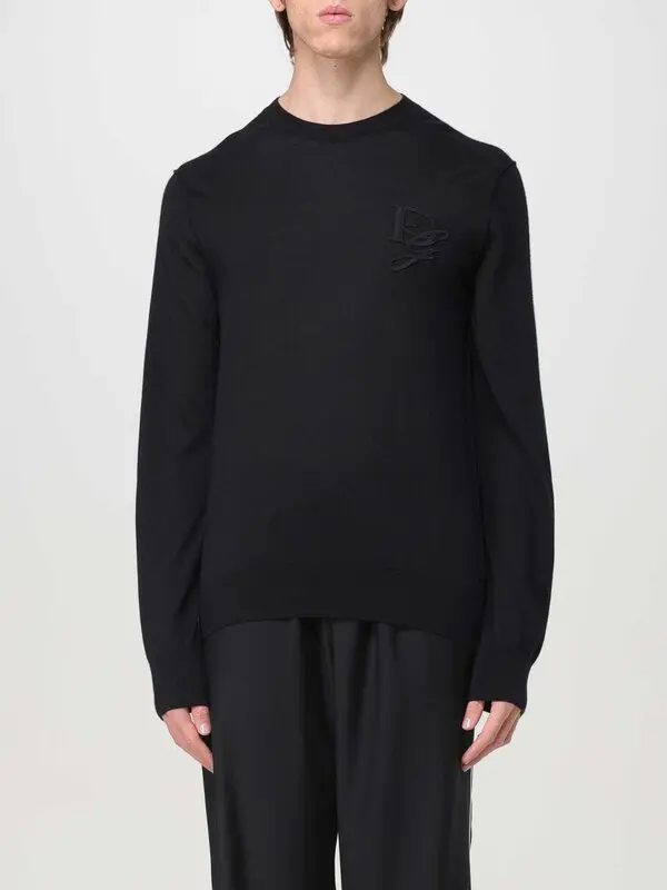 Dolce & Gabbana Embellished Knit Sweater - Black