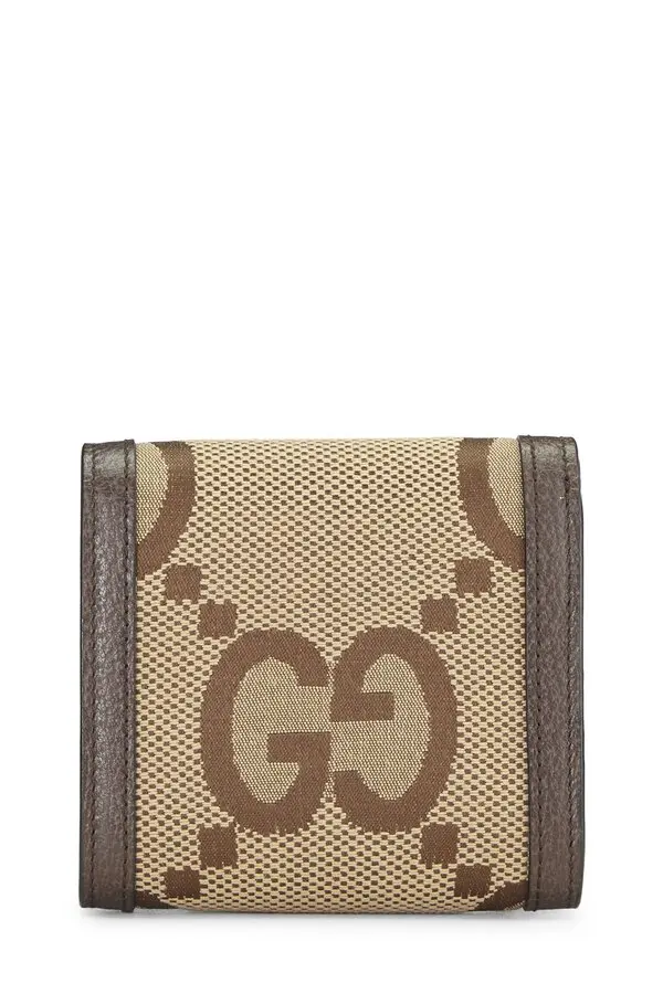 Gucci Jumbo Gg Canvas Diana Compact Wallet