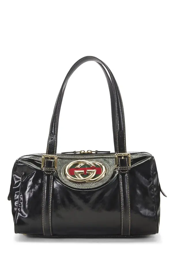 Gucci Leather Britt Boston Bag