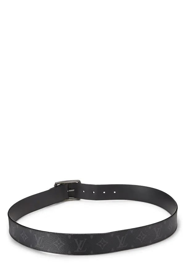 LOUIS VUITTON Monogram Eclipse Reversible Belt