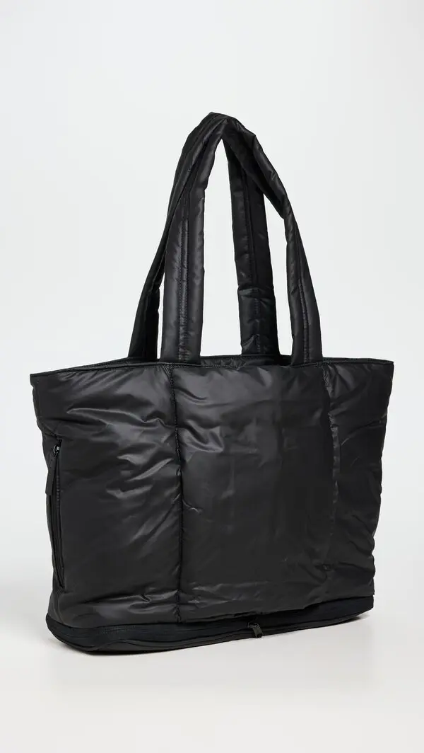 CALPAK Luka Expandable Laptop Tote Bag - Matte Black
