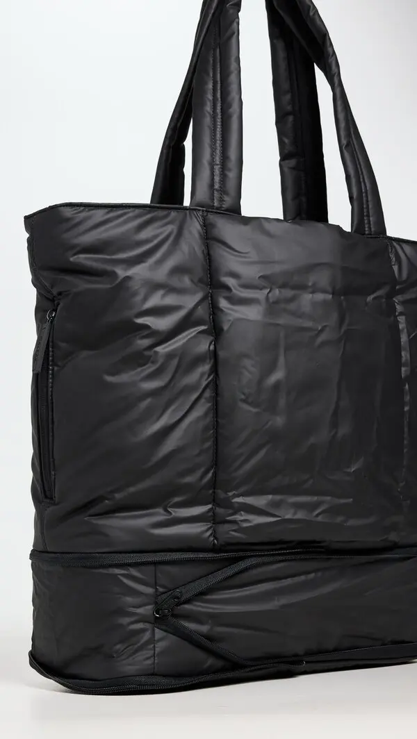 CALPAK Luka Expandable Laptop Tote Bag - Matte Black