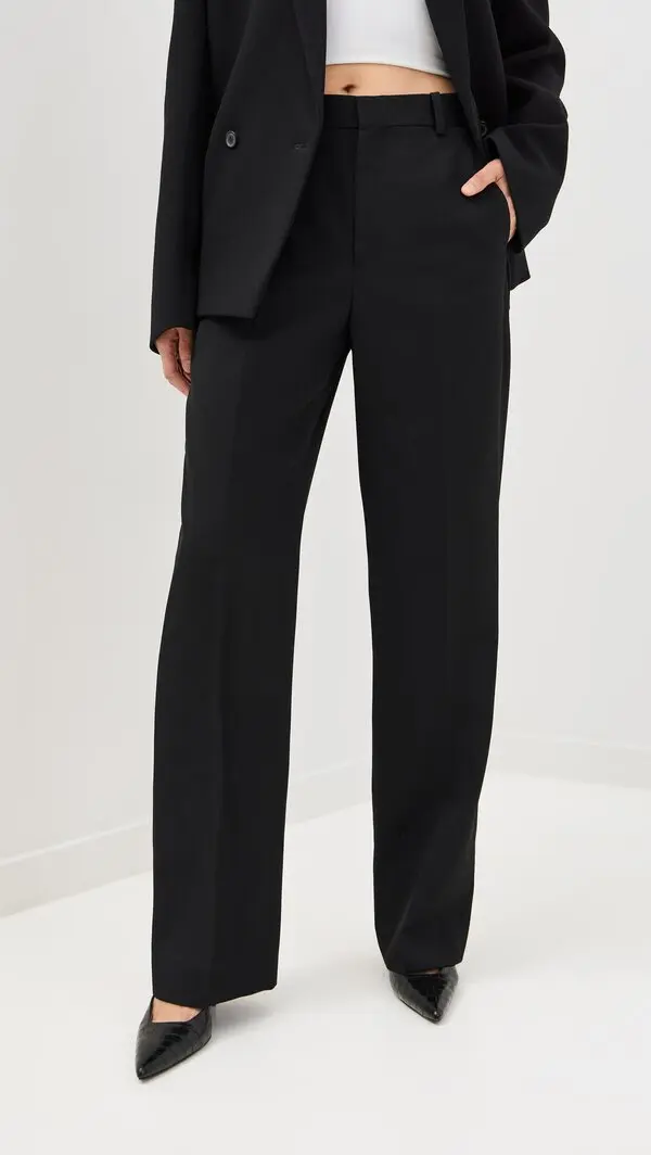 Wardrobe.NYC Straight Leg Trousers