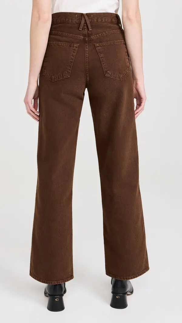 SLVRLAKE Grace Straight Leg Jeans - Northern Cedar