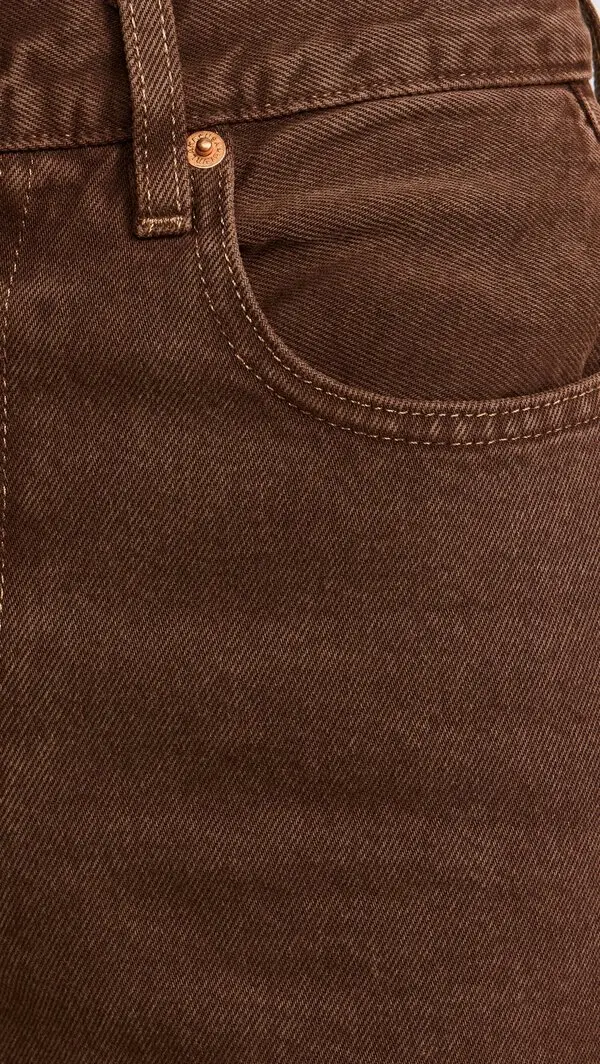 SLVRLAKE Grace Straight Leg Jeans - Northern Cedar