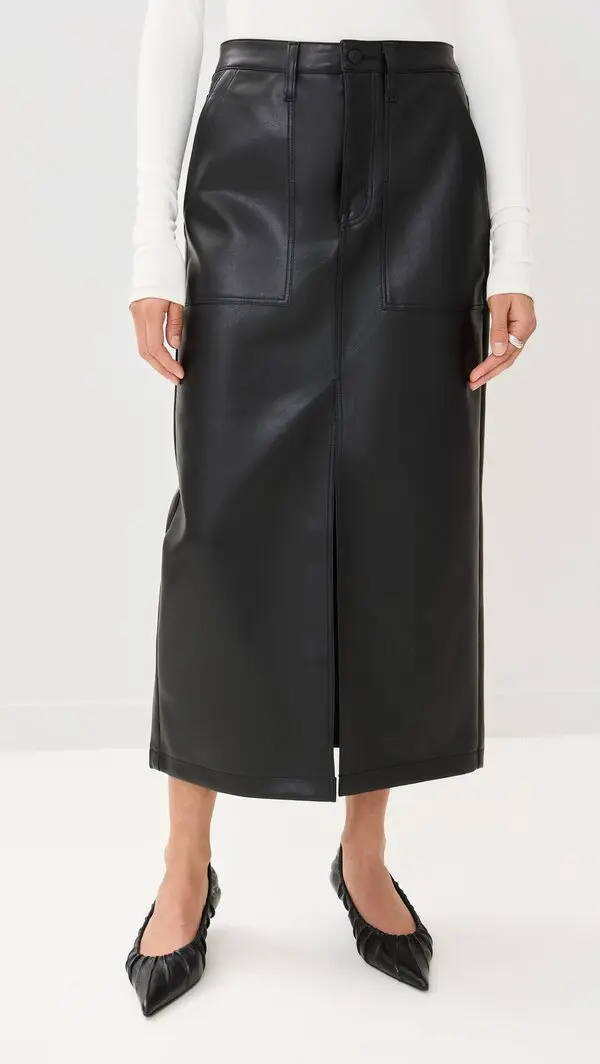 PISTOLA Alice Utility Midi Skirt