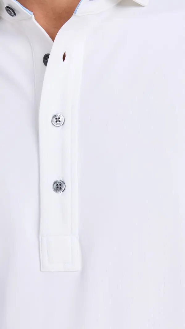 Greyson Tala Lightweight Airflow Jersey Polo - Arctic