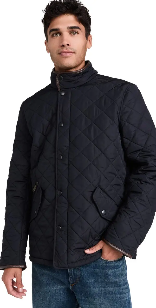 Barbour Powell Quilted Jacket - Navy