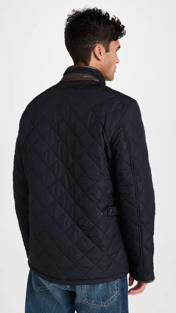 Barbour Powell Quilted Jacket - Navy