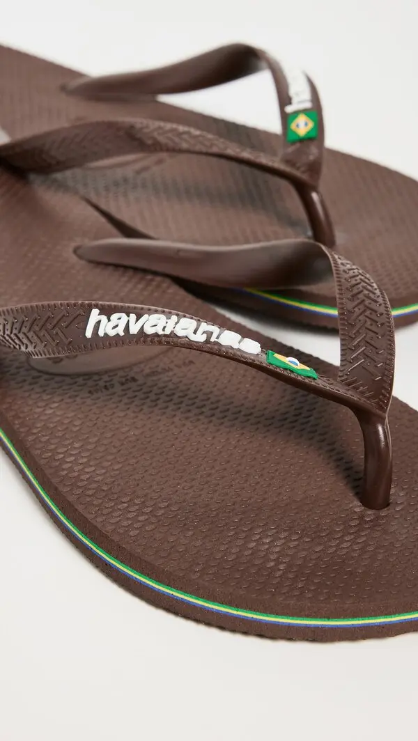 Havaianas Brazil Logo Flip Flops