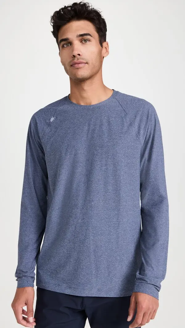 RHONE Reign Long Sleeve - Midnight Heather