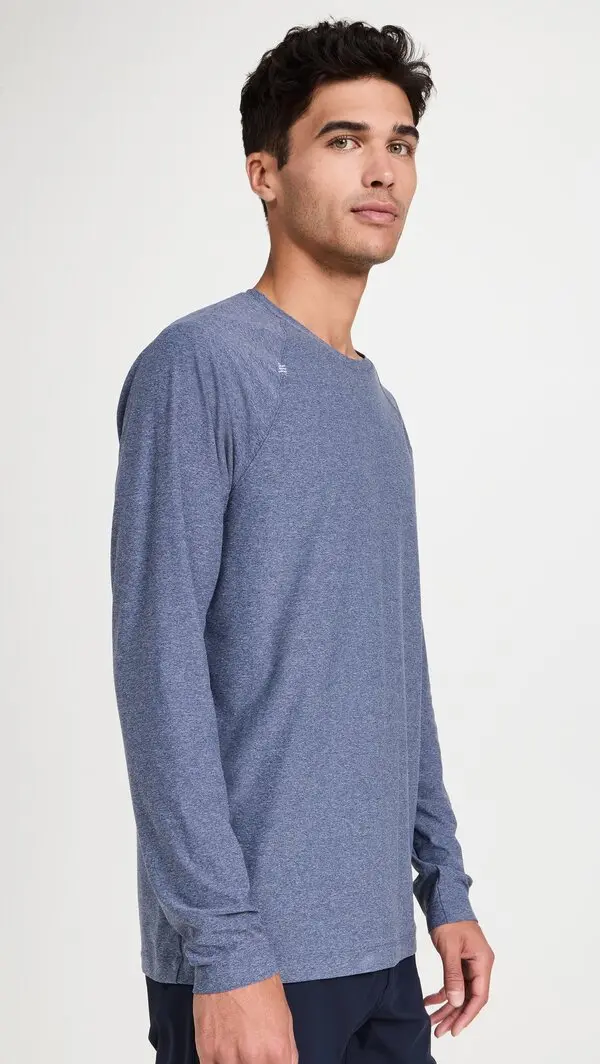 RHONE Reign Long Sleeve - Midnight Heather