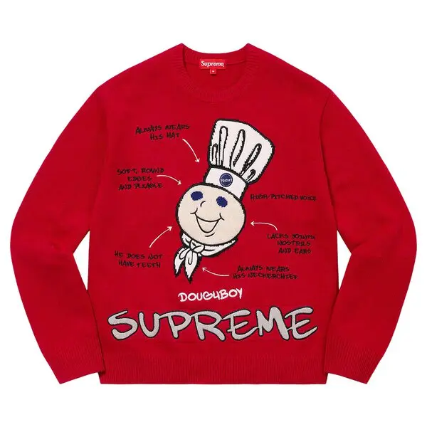 Supreme Doughboy Sweater - Red