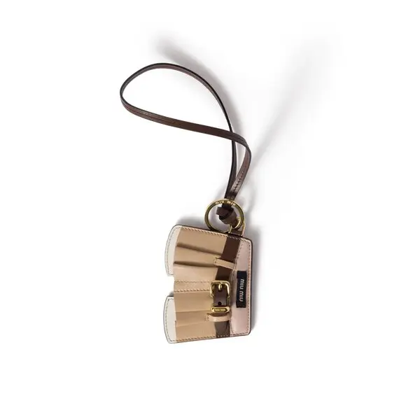 Miu Miu Leather Keychain Trick - Cord