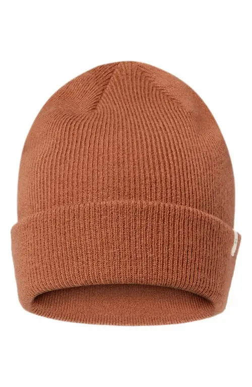 Travis Mathew Cloud Ribbed Beanie - Maple