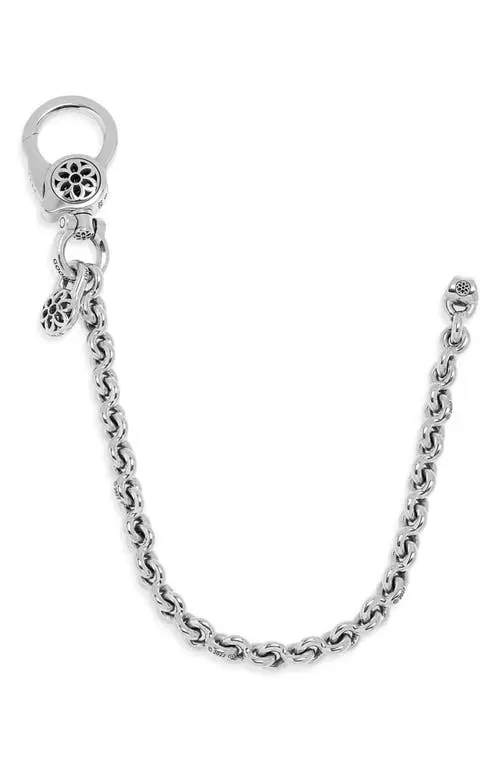 Good Art Hlywd Clip 8 Fin Link Wallet Chain - Silver